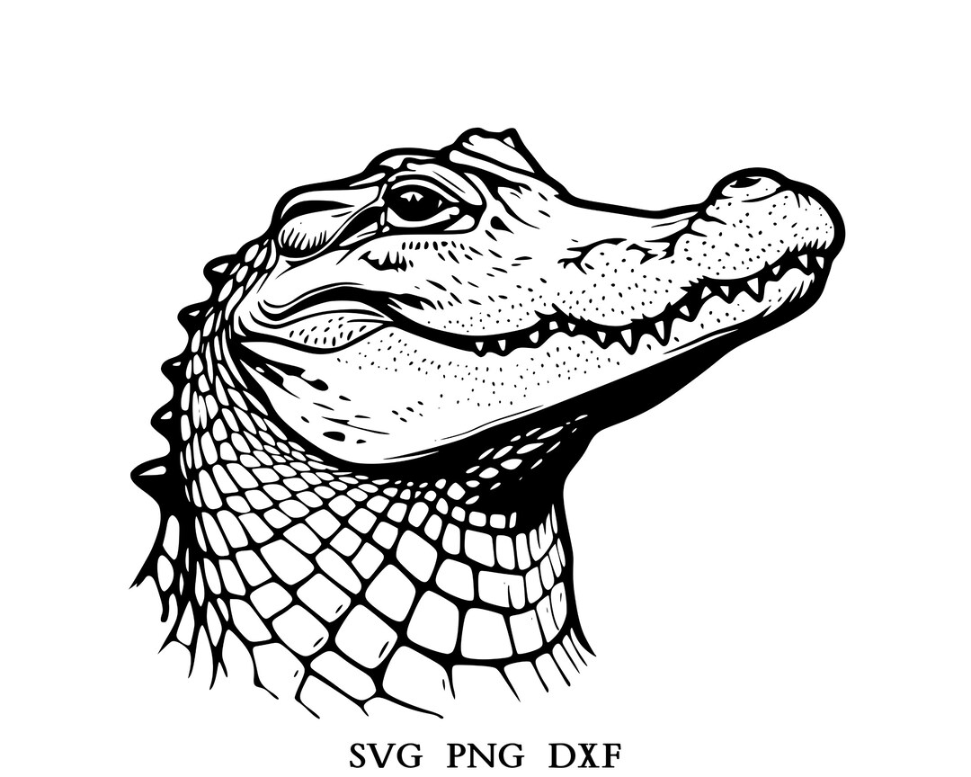 Alligator Head, Alligator Svg, Alligator Png, Crocodile Svg, Animal ...