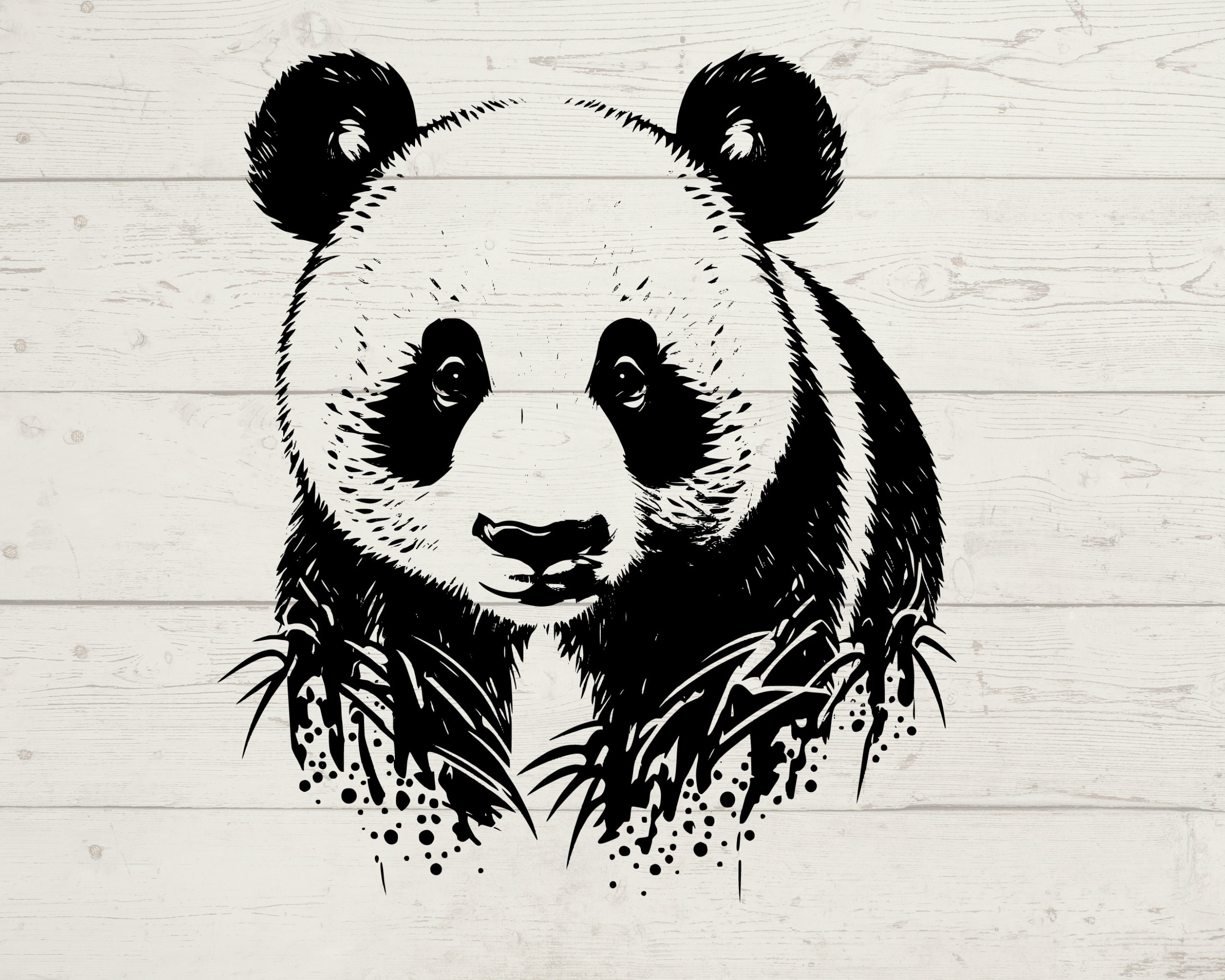 Panda Svg Panda Clipart Panda Png Panda Head Panda Cut - Etsy Canada