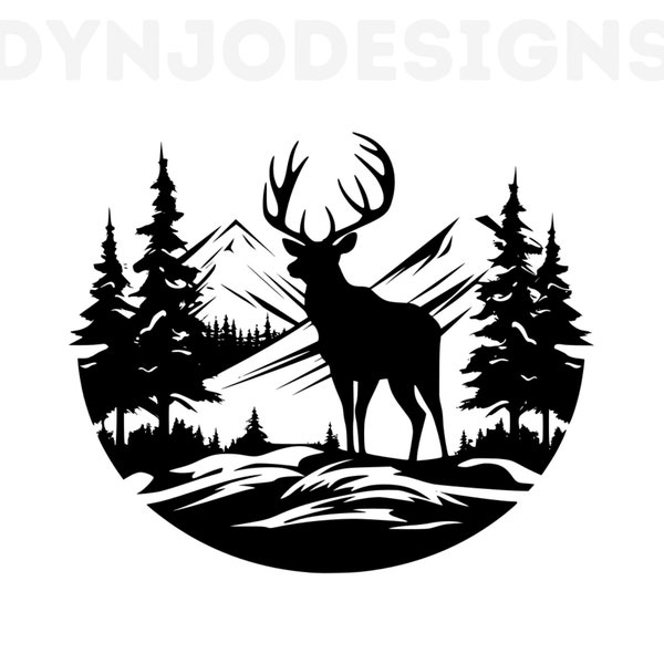 Deer Svg - Etsy