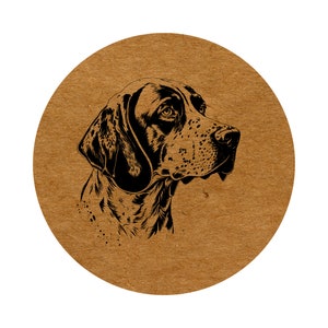 English Pointer Dog Head Svg , Dog Svg , Cut Files for Cricut , Laser ...