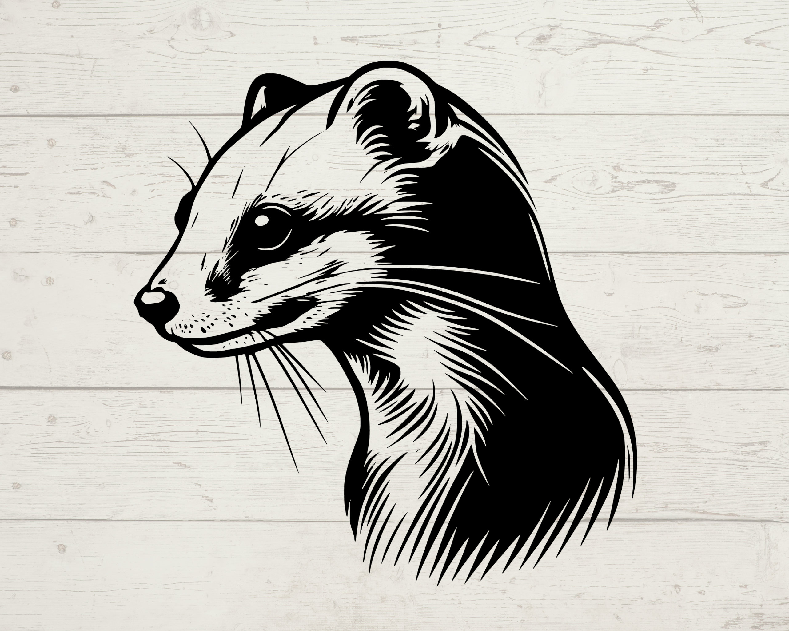 Weasel Svg Weasel Clipart Weasel Png Weasel Head Weasel - Etsy