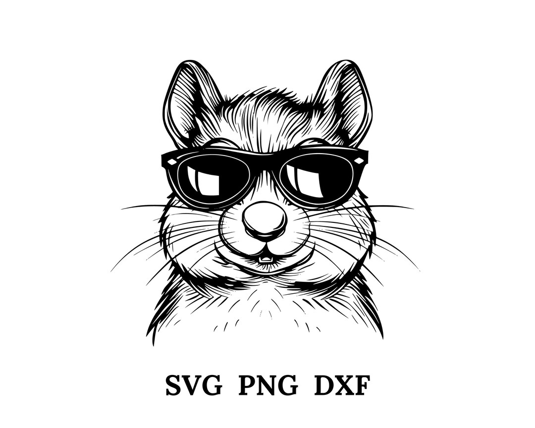 Chipmunk With Sunglasses, Chipmunk Svg, Chipmunk Clipart, Chipmunk Png ...