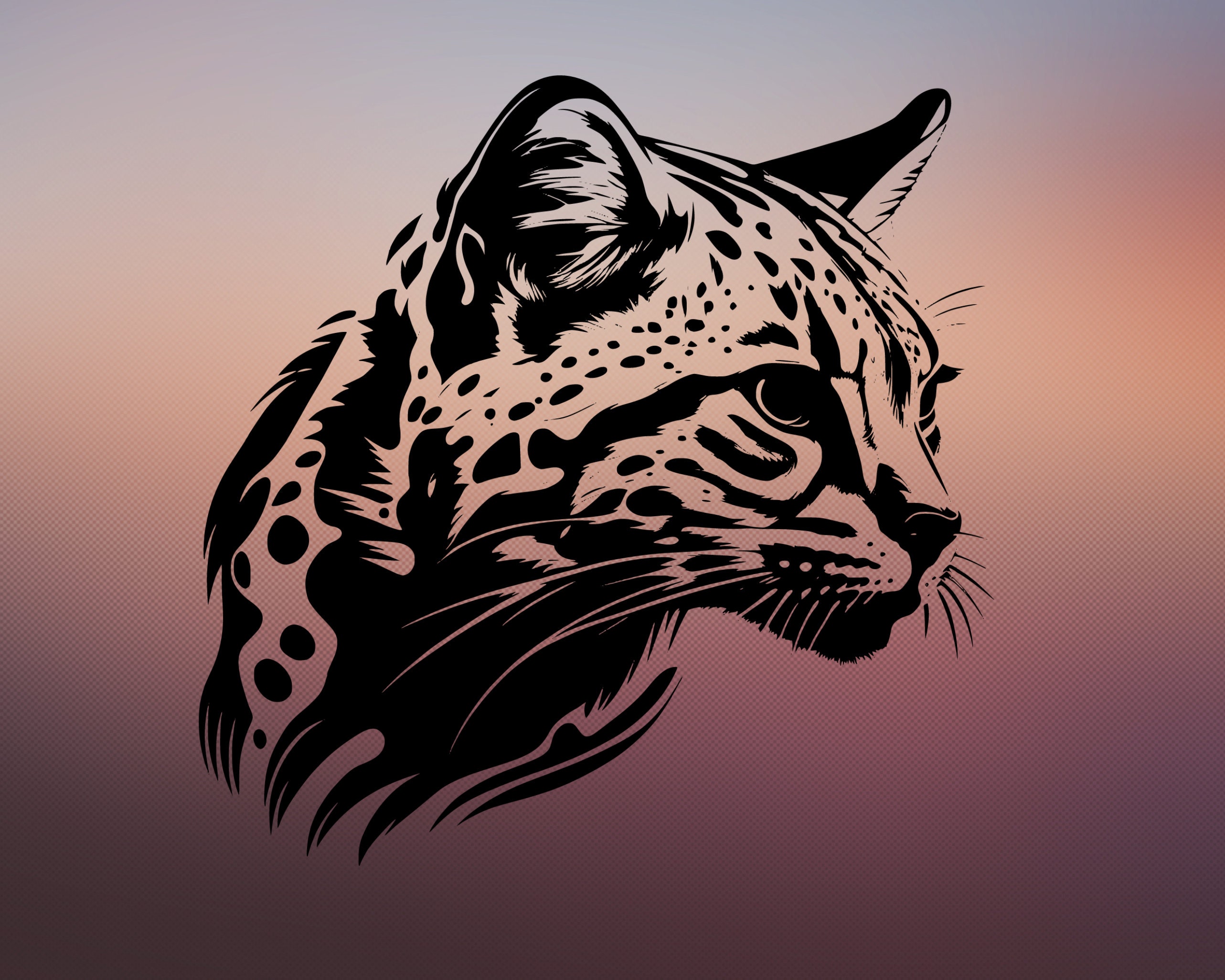 Ocelot Svg Ocelot Clipart Ocelot Png Ocelot Head Ocelot - Etsy Ireland