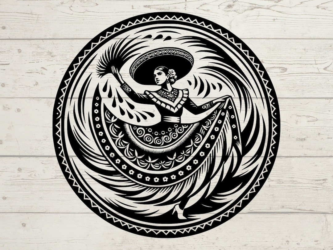 Folklorico Dancer Svg Png Clipart, Comercial Use, Digital Download ...