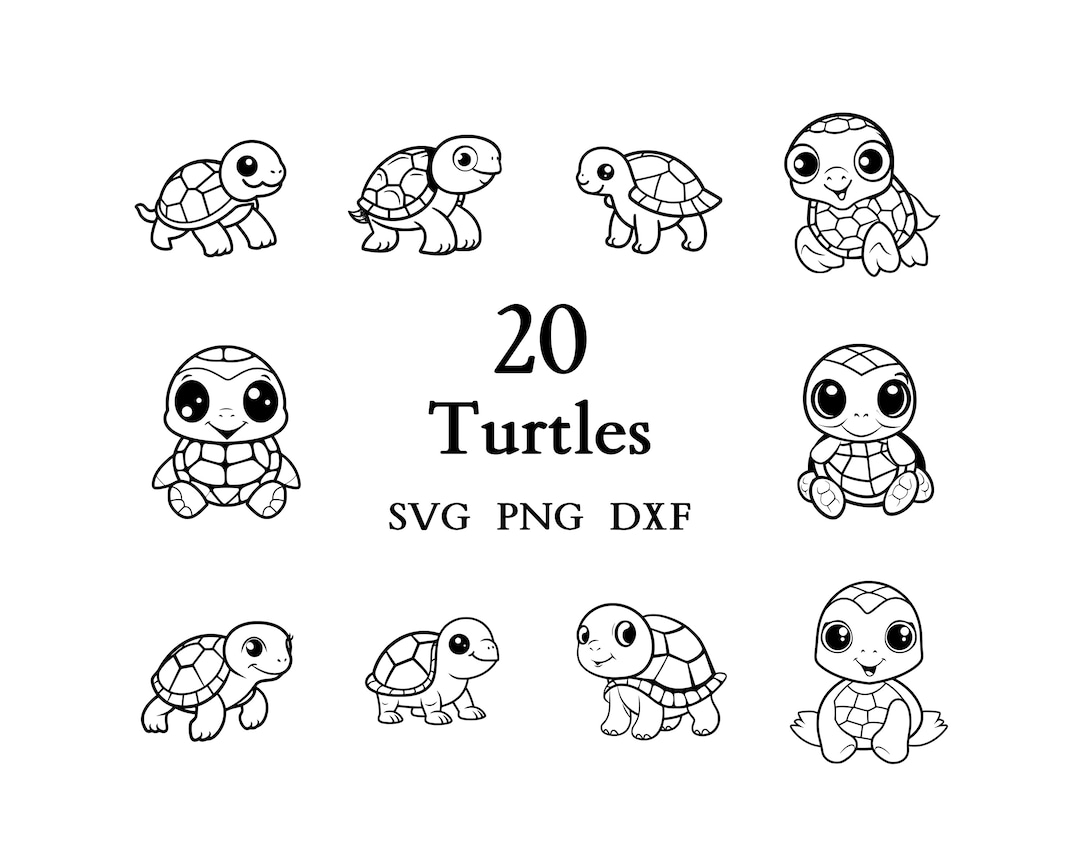 Turtle Svg Bundle , Turtle Svg , Cut Files for Cricut and Laser ...