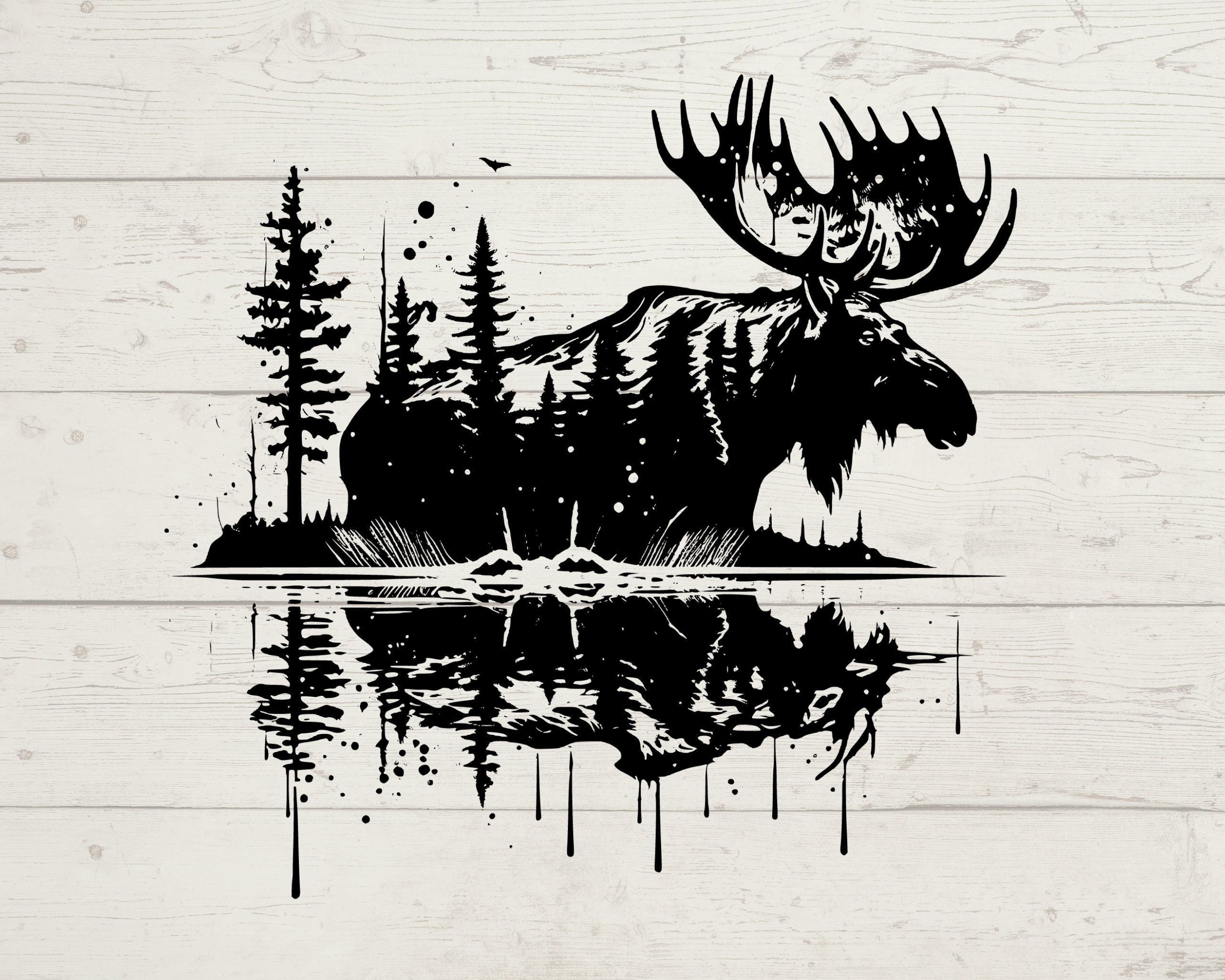 Moose Svg Moose Clipart Moose Png Moose Head Moose Cut - Etsy Canada