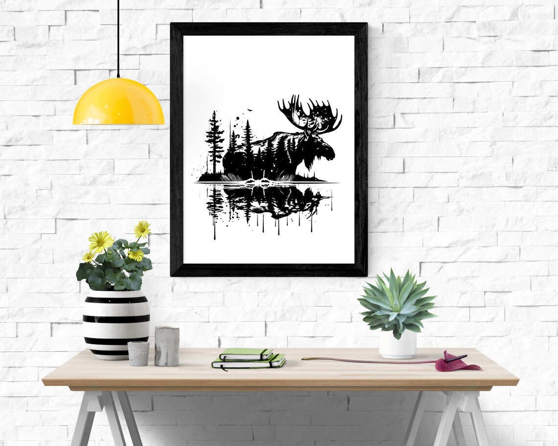 Elch SVG Elch Clipart Elch Png Elch Kopf Elch geschnitten - Etsy.de