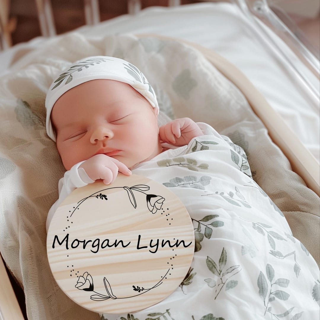 Personalized Hospital Baby Name Sign, Newborn Name Sign, Custom Newborn ...