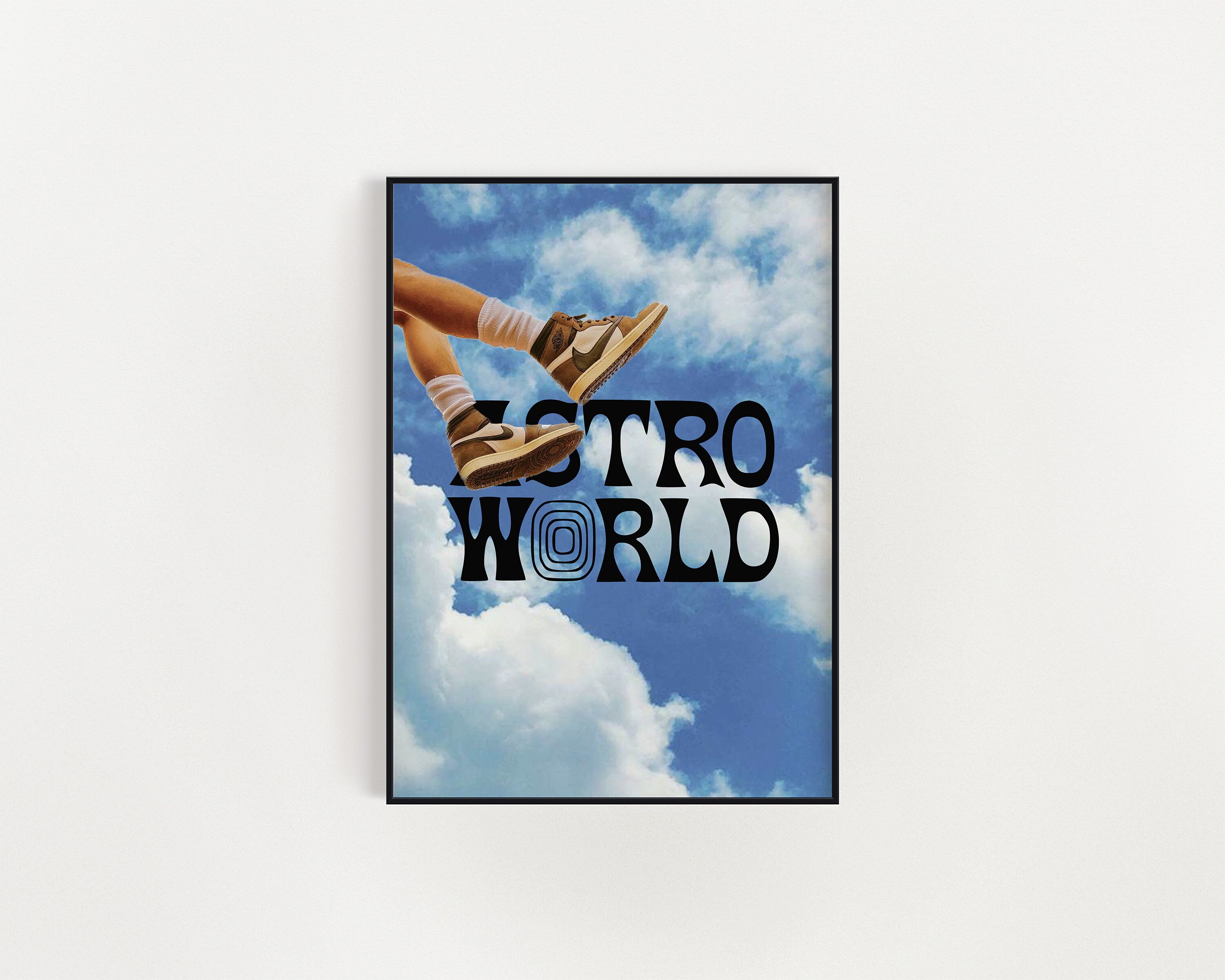 Travis Scott Astroworld Sneaker Poster Hypebeast Poster Sneakerhead ...