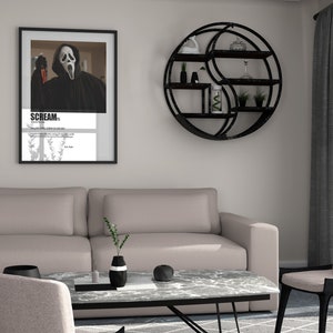 Scream Minimalist Horror Movie Poster Horror Movie Art Print Ghostface Poster Modern Art Print ...