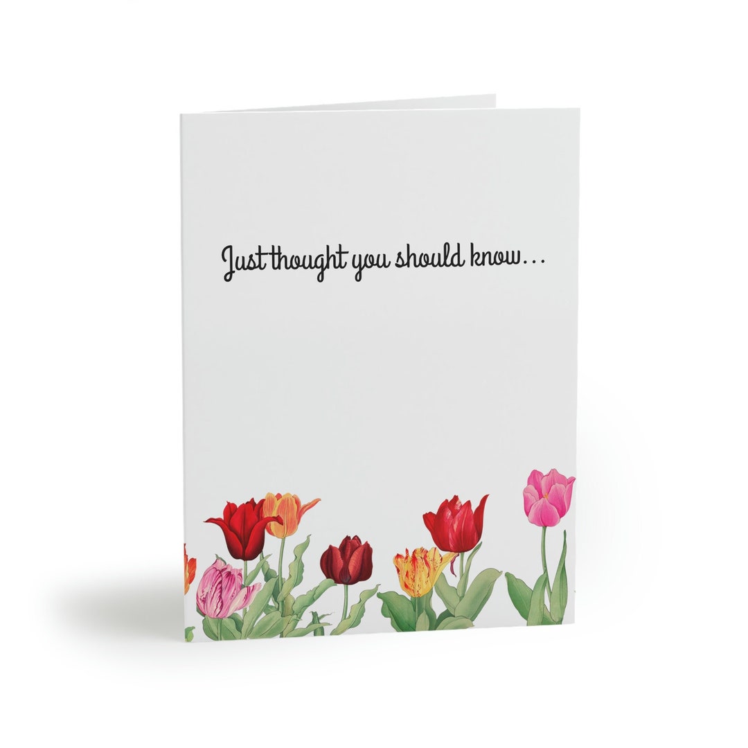 Just Thought You Should Know Cards (8, 16, and 24 Pcs)- - Etsy