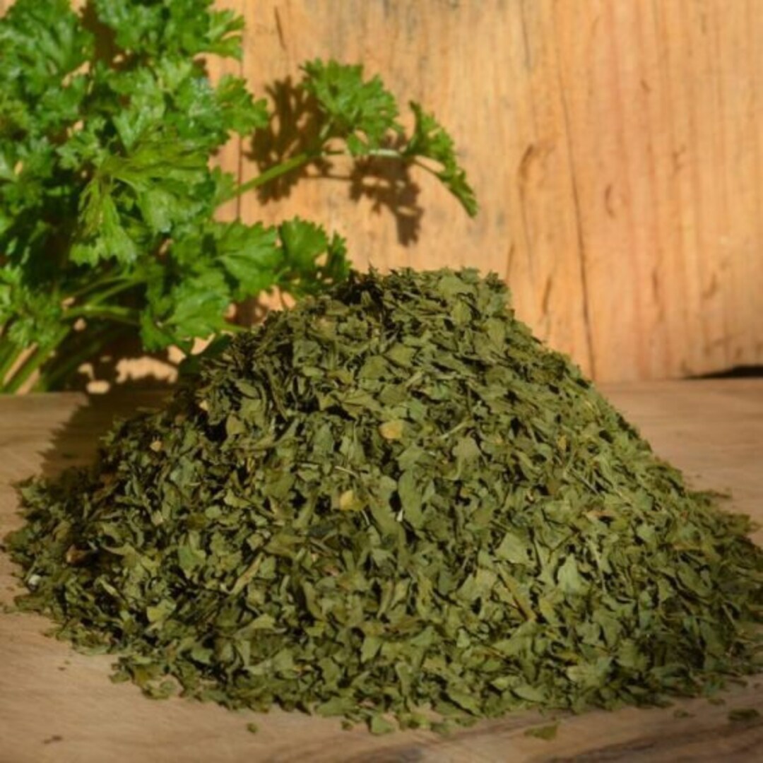 Organic Dried Parsley Cut Leaf | Strong Aroma | 100% Eco Natural ...