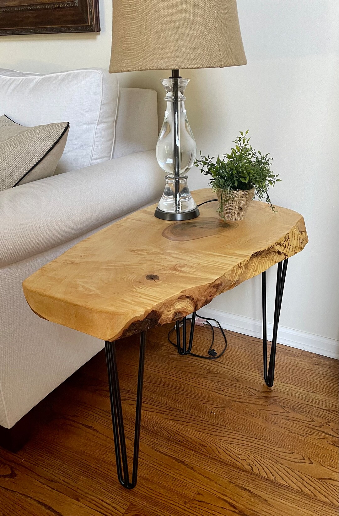 Live Edge Wood Sofa Table 35.5 X 18.5 X 23 - Etsy