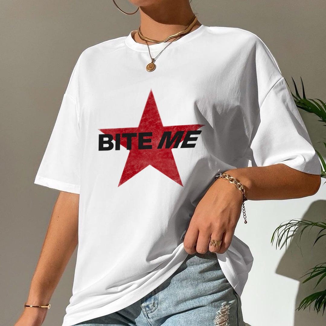 Reneé Rapp Inspired Bite Me Shirt - Bold Pop Album Graphic Tee, Vintage ...
