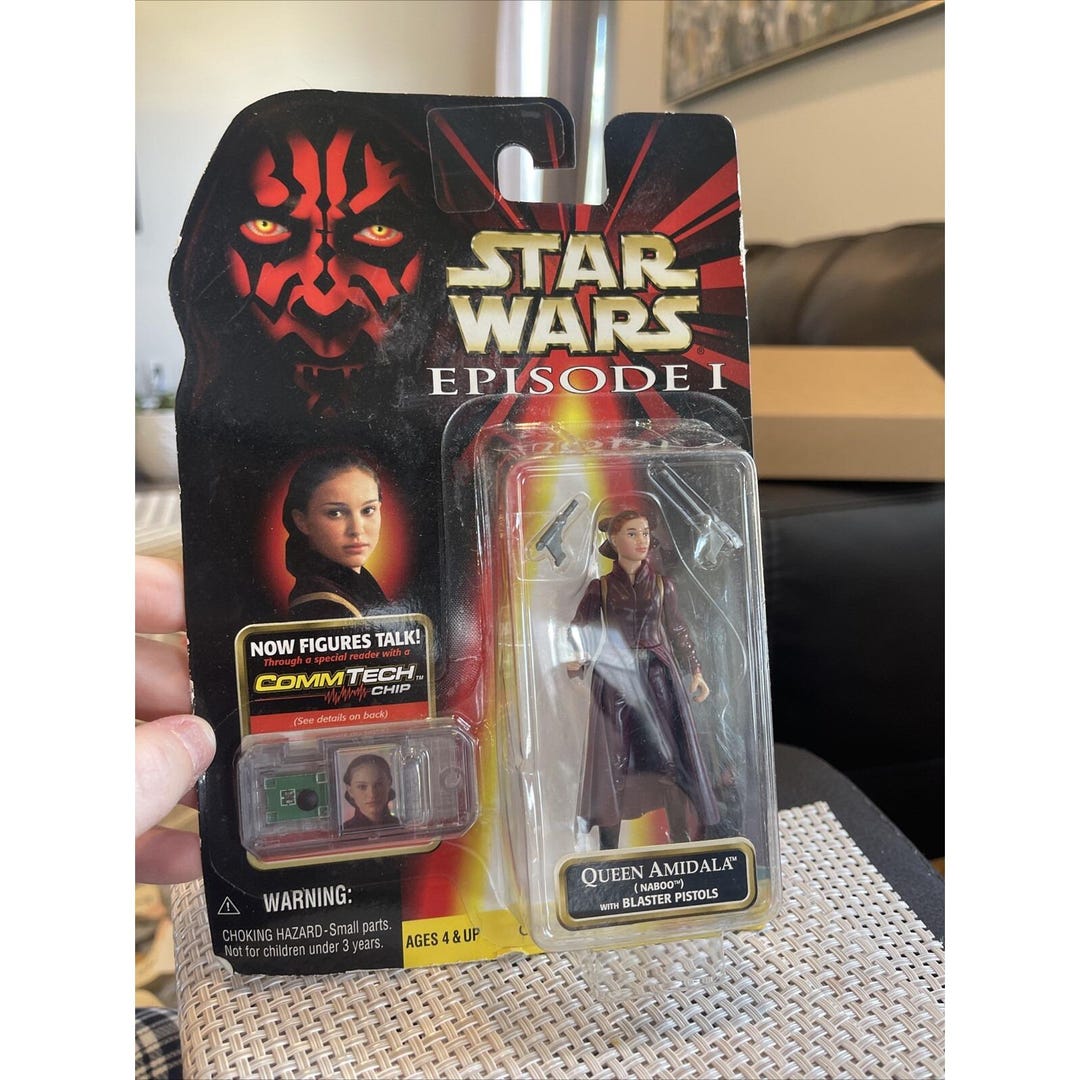 Star Wars Episode 1 Phantom Menace Naboo Queen Amidala Action Figure ...