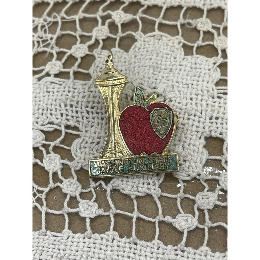 Jaycees Washington State Auxiliary '77 Hat Lapel Jacket Pin Pinback - Etsy