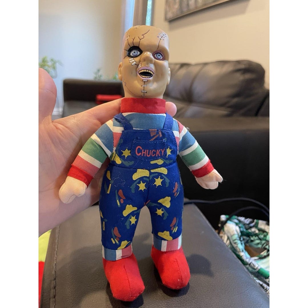 Toy Works Bride of Chucky/chucky Doll Vintage 13" Inch Tall Plush Hard ...