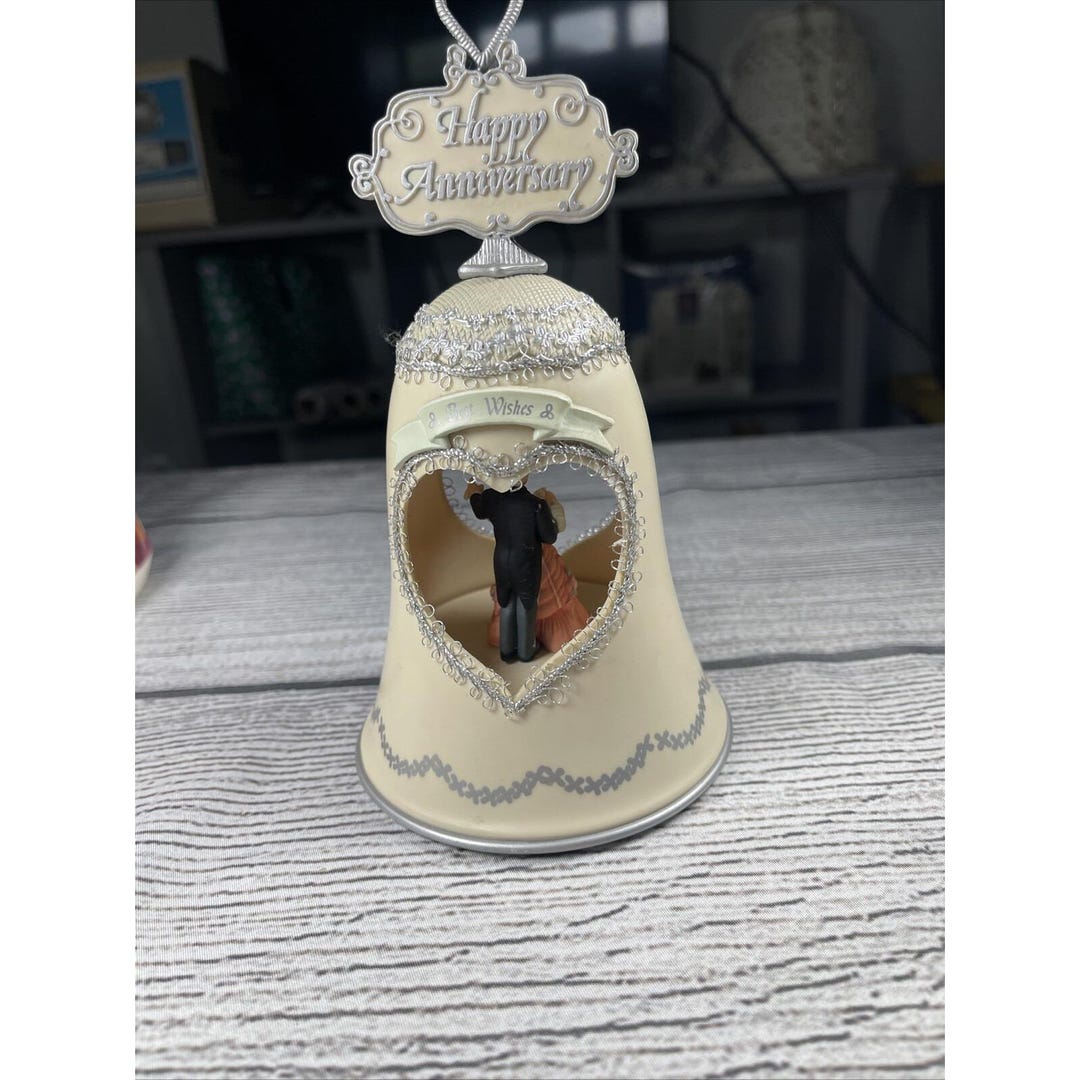 VTG Enesco Anniversary Bell Music Box, Plays "anniversary Waltz - Etsy