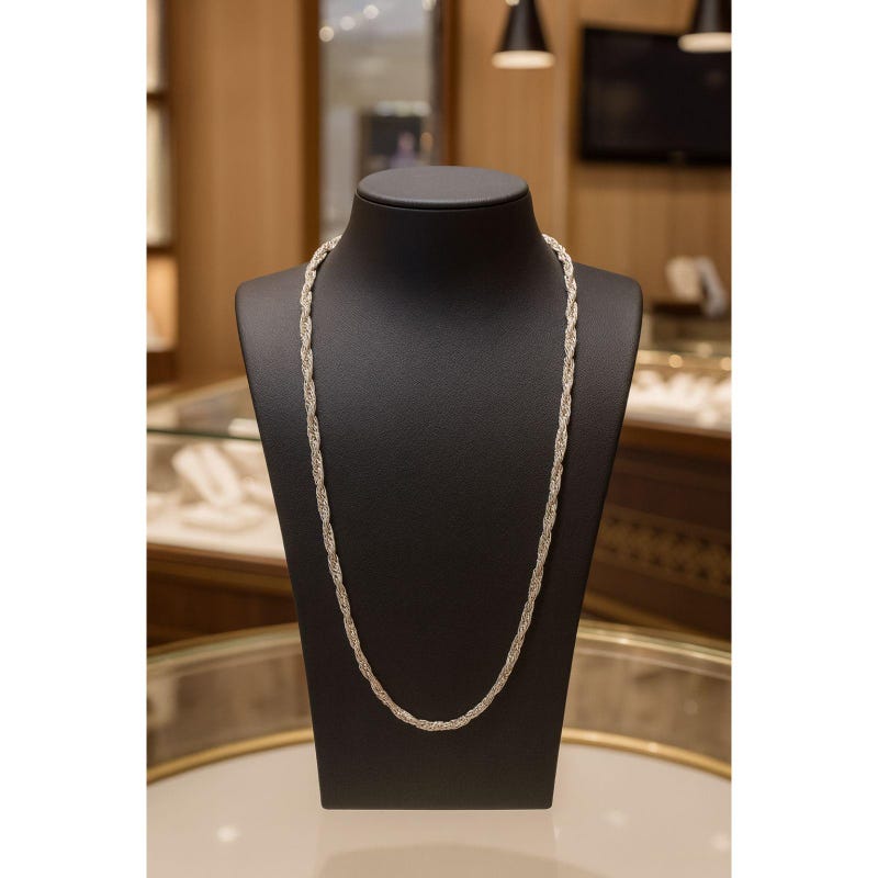 Braided Necklace - Etsy UK