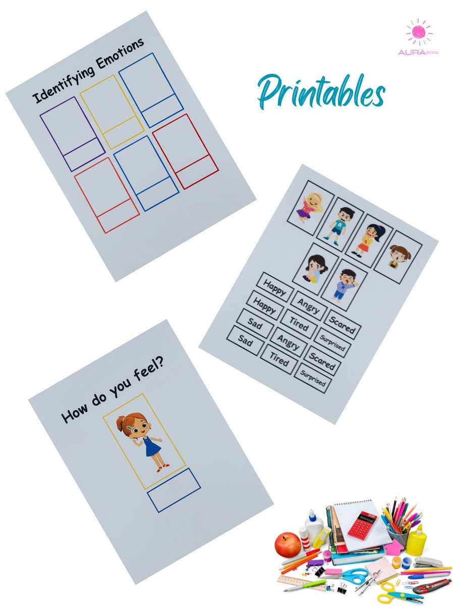 Identifying Emotions Printable, Identifying Emotions Digital Download ...