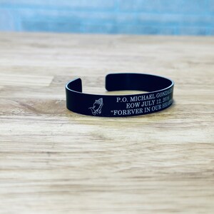 Police Memorial Bracelet - Etsy