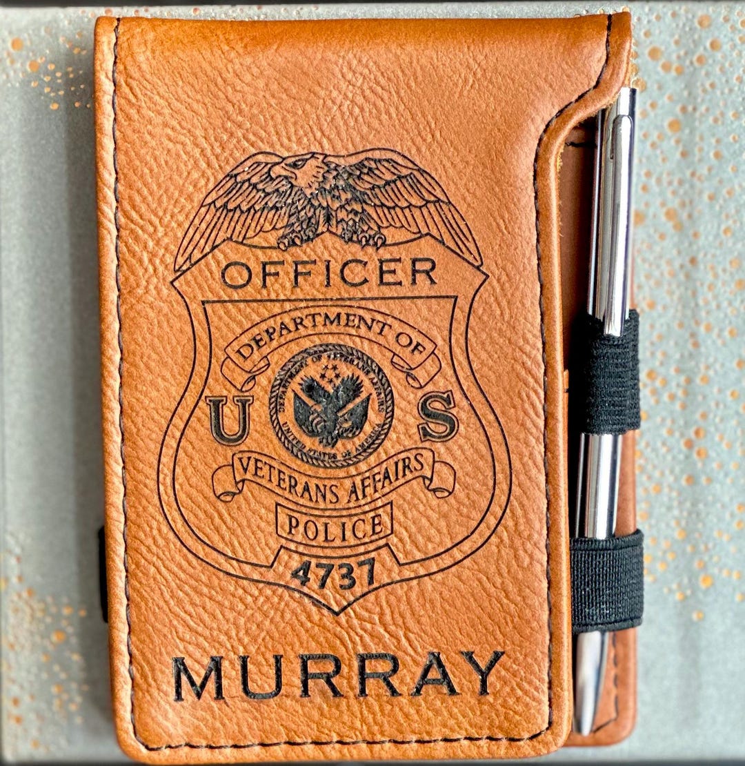 Leather Mini Notepad With Pen - Etsy