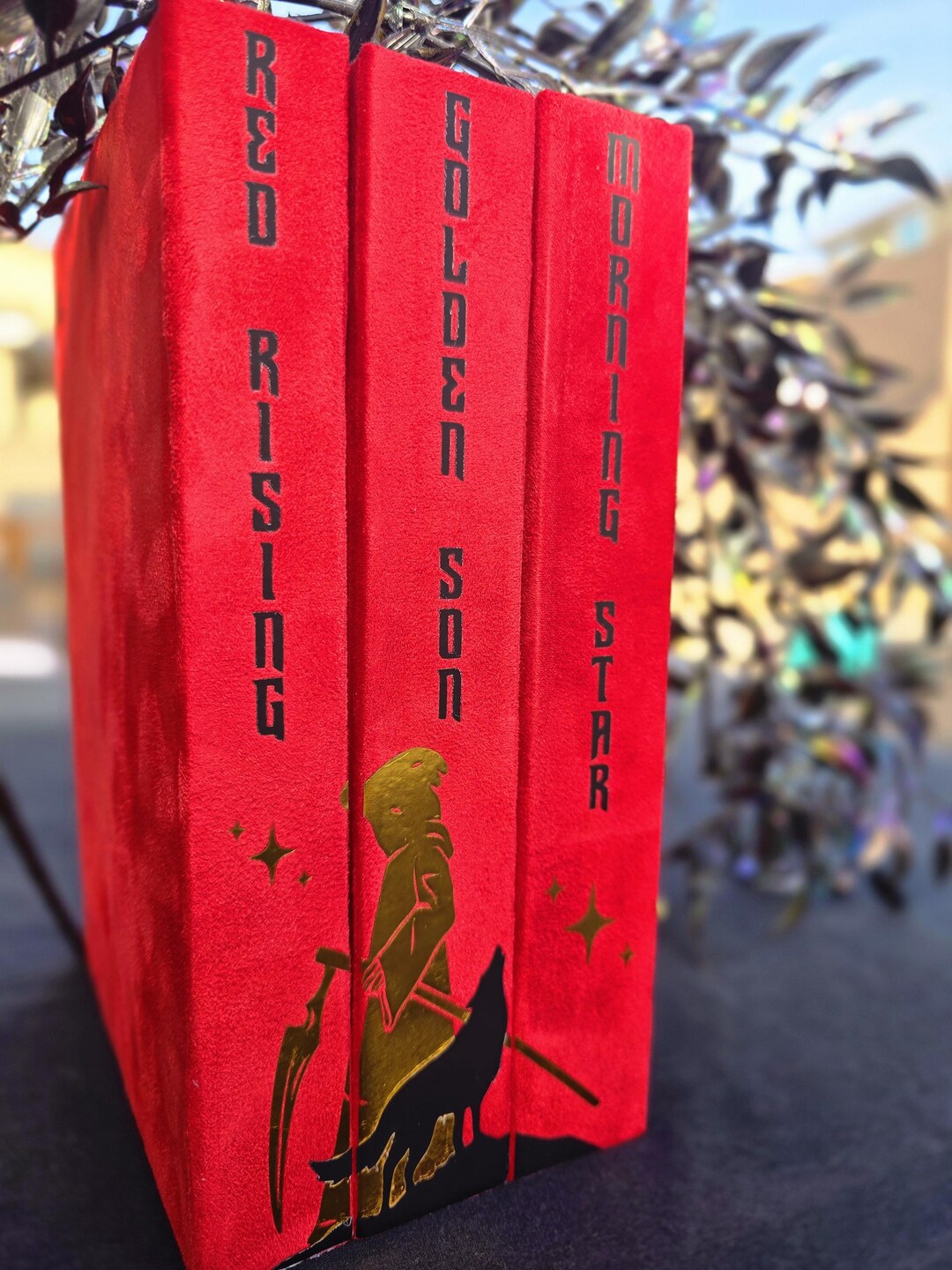 RED RISING TRILOGY by Pierce Brown *premium Hardcover* Suede Book Cloth ...