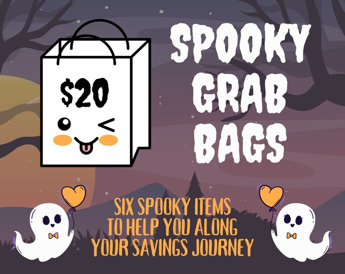 Halloween Slasher Spooky Squad Cash Stuffing Savings Challenge A6 ...