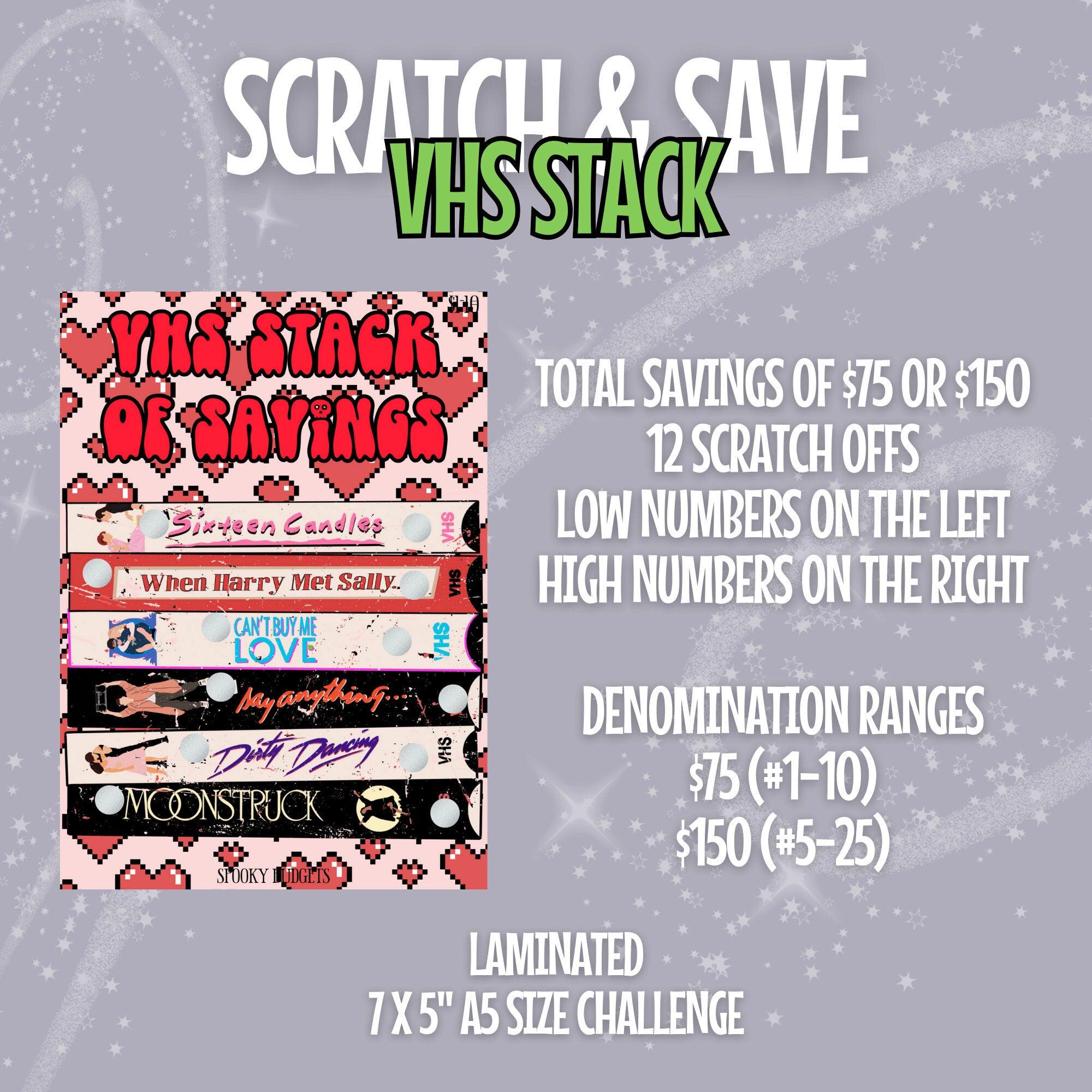 80s VHS Stack of Savings Scratch off Adventure Halloween Romance Movies ...