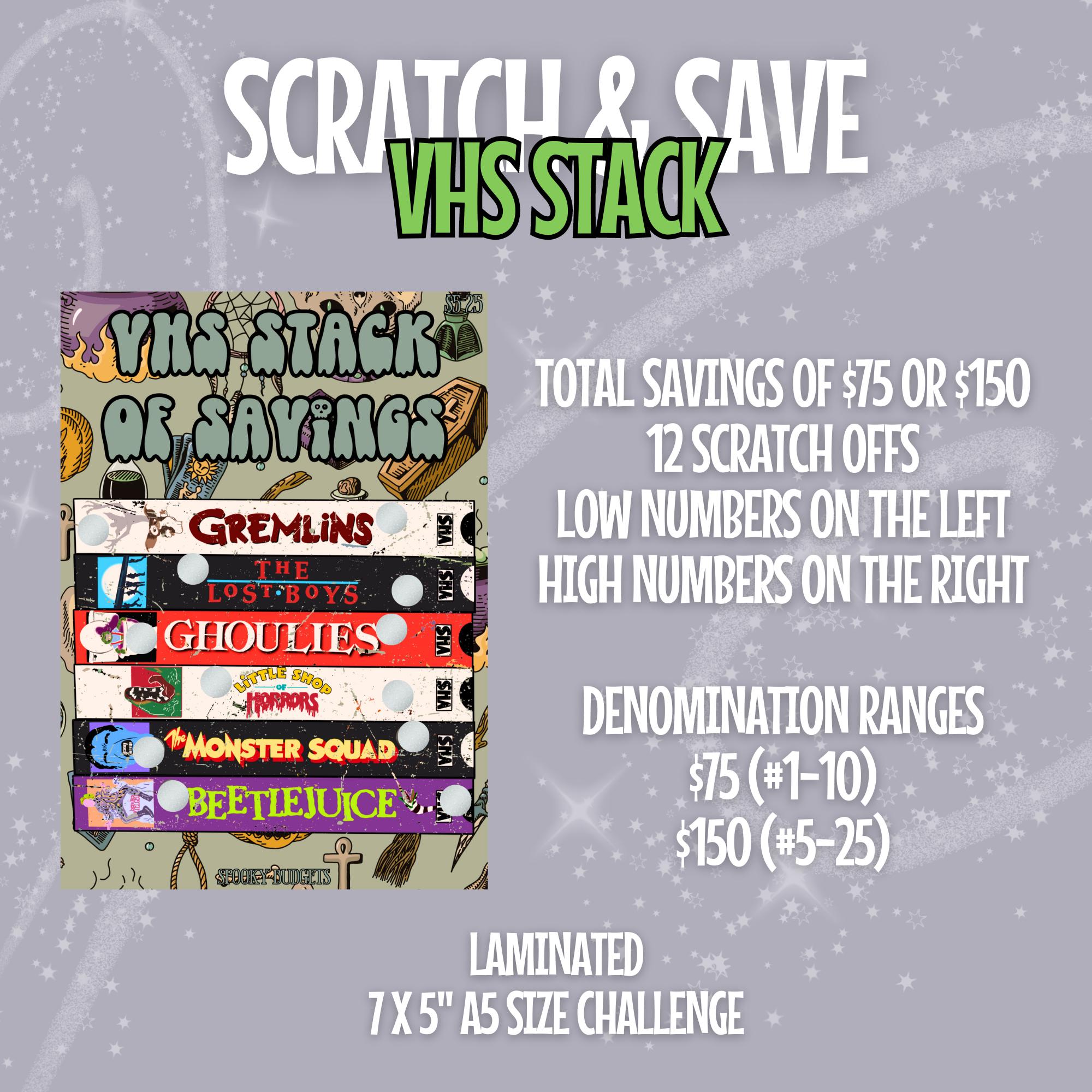 80s VHS Stack of Savings Scratch off Adventure Halloween Romance Movies ...