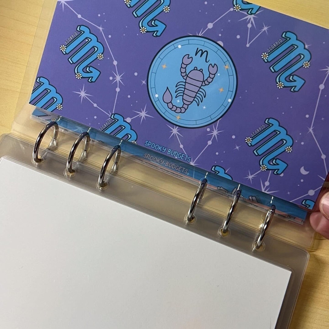 Zodiac Cash Envelopes A6 Laminated - Etsy