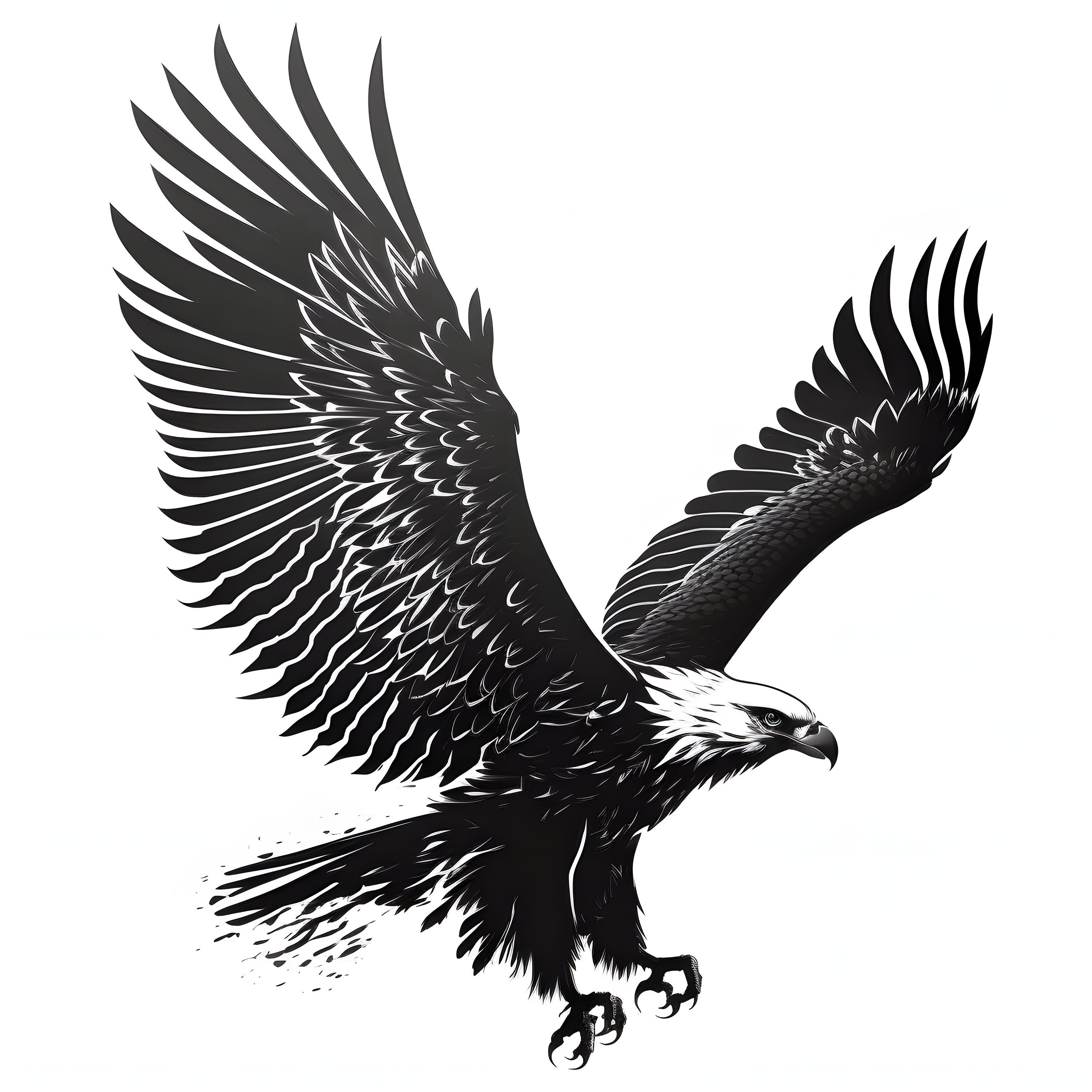 Eagle Vector Art - Etsy