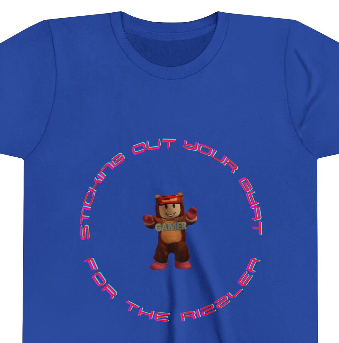 Sticking Out Your Gyat for the Rizzler Youth Short Sleeve Tee - Etsy