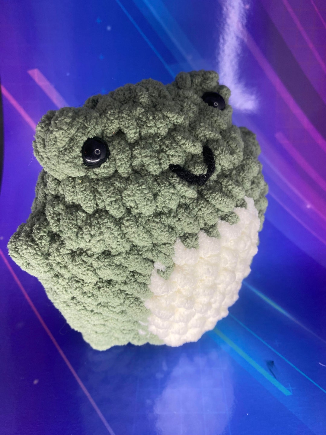 Crochet Chonky Frog - Etsy