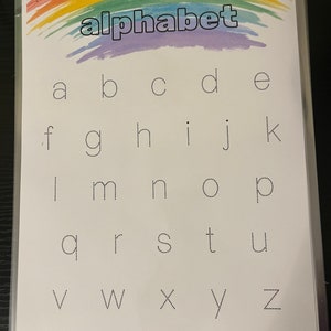 Interactive Dry Erase Writing Practice Pack Uppercase, Lowercase ...