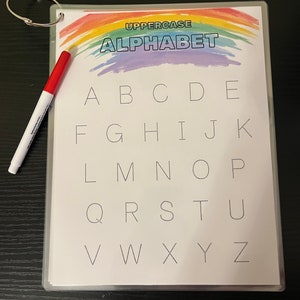 Interactive Dry Erase Writing Practice Pack Uppercase, Lowercase ...