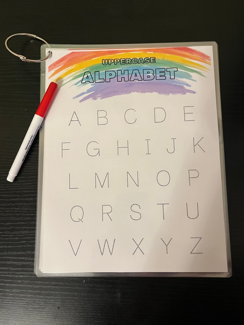 Interactive Dry Erase Writing Practice Pack Uppercase, Lowercase ...