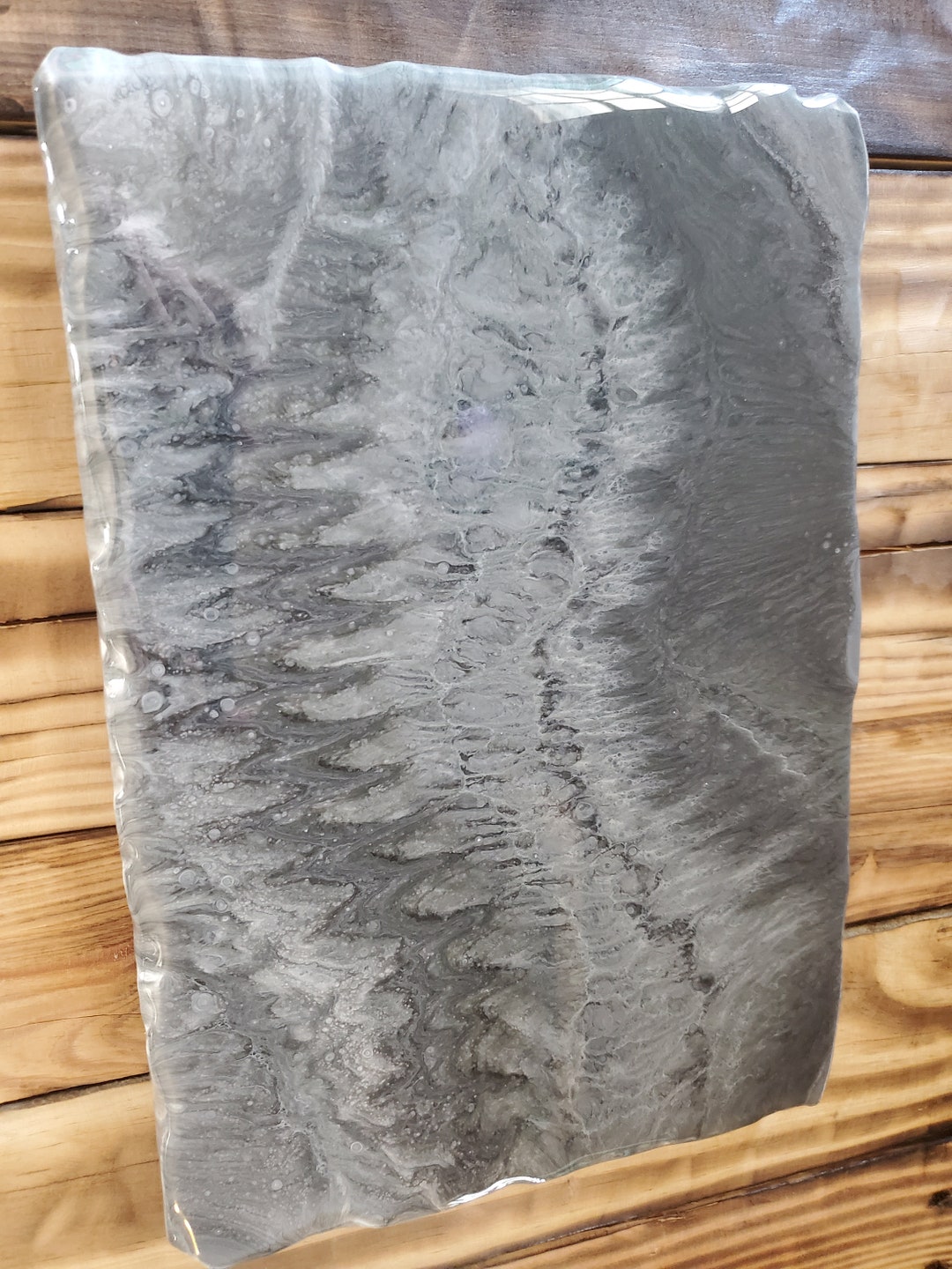 Epoxy Resin Natural Stone Looking Cutting Board/dinner Tray/table ...