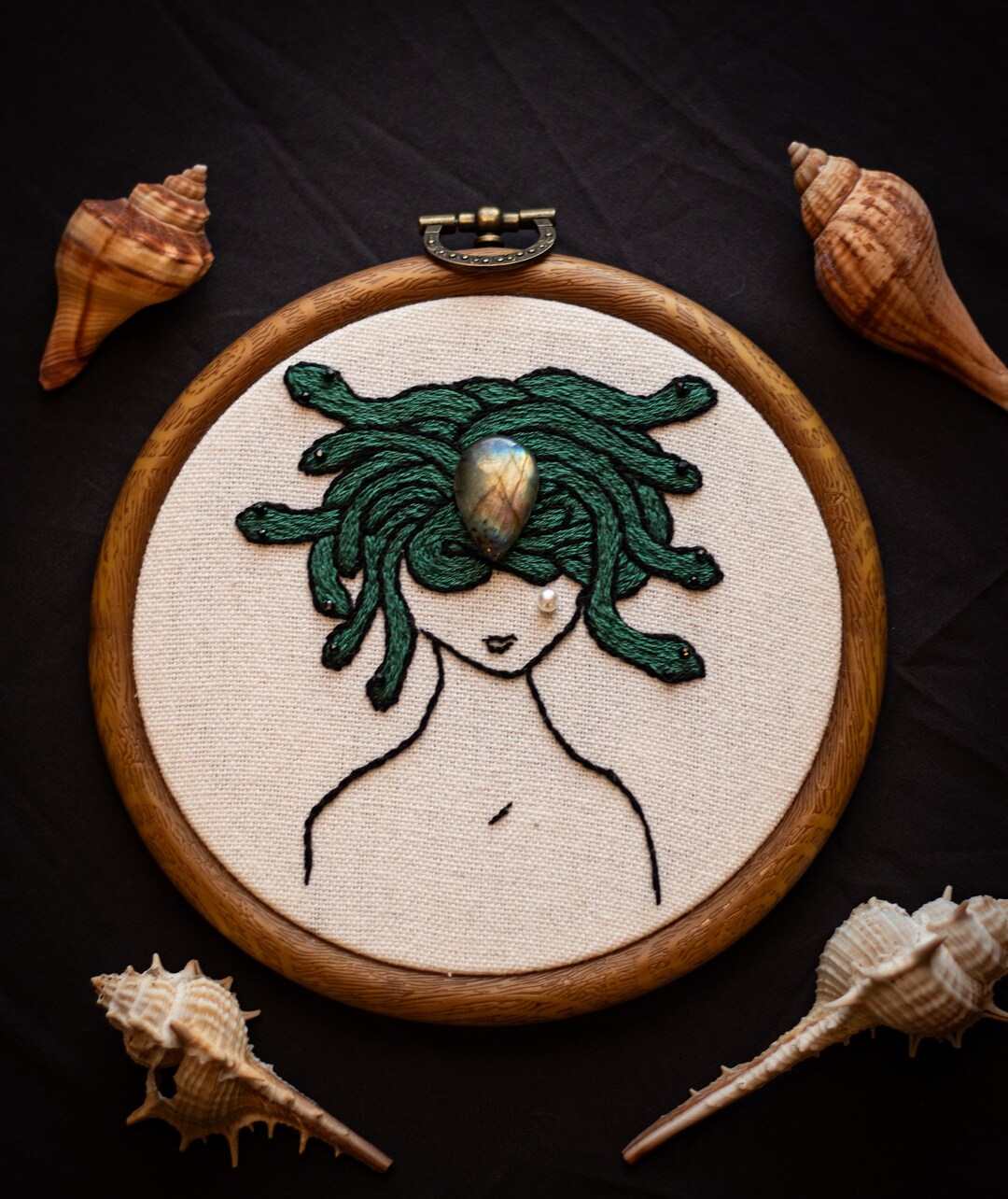 Medusa Embroidery - Etsy