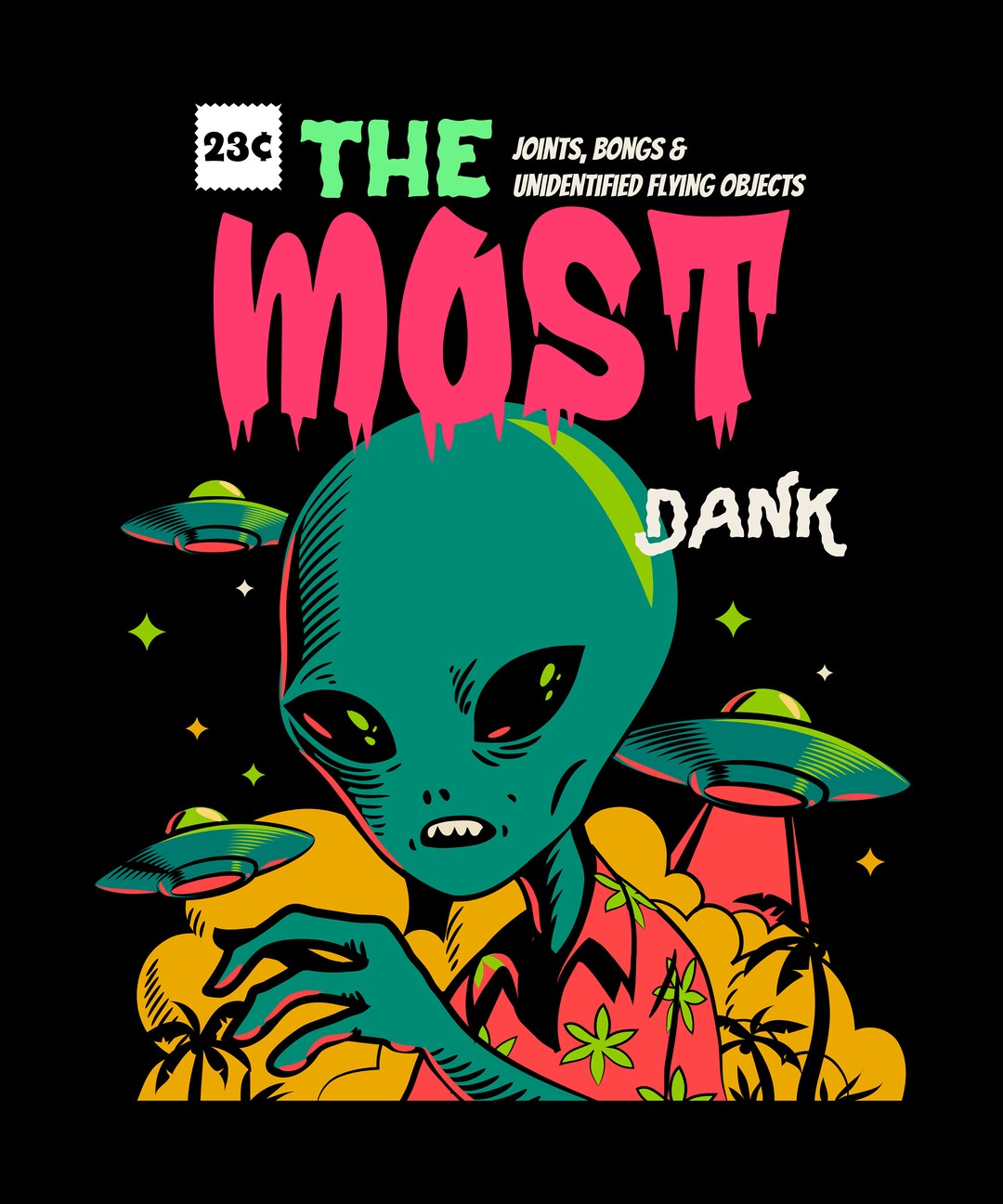 Alien Thc 420 Download Svg Trippy Exist Png 300 Dpi - Etsy