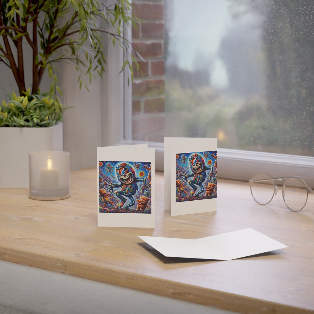 Dancing Bears Dead Head Greeting Cards 1, 10, 30, and 50pcs - Etsy