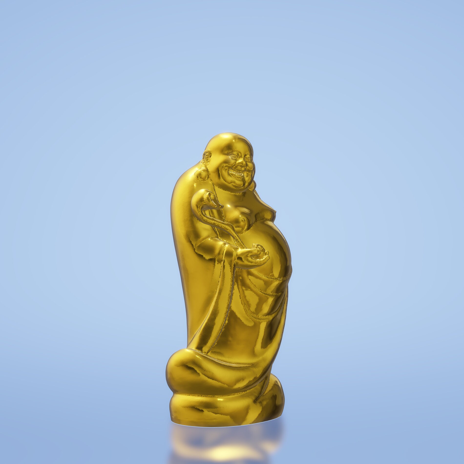 Laughing Buddha STL Model for 3D Printer - Etsy UK