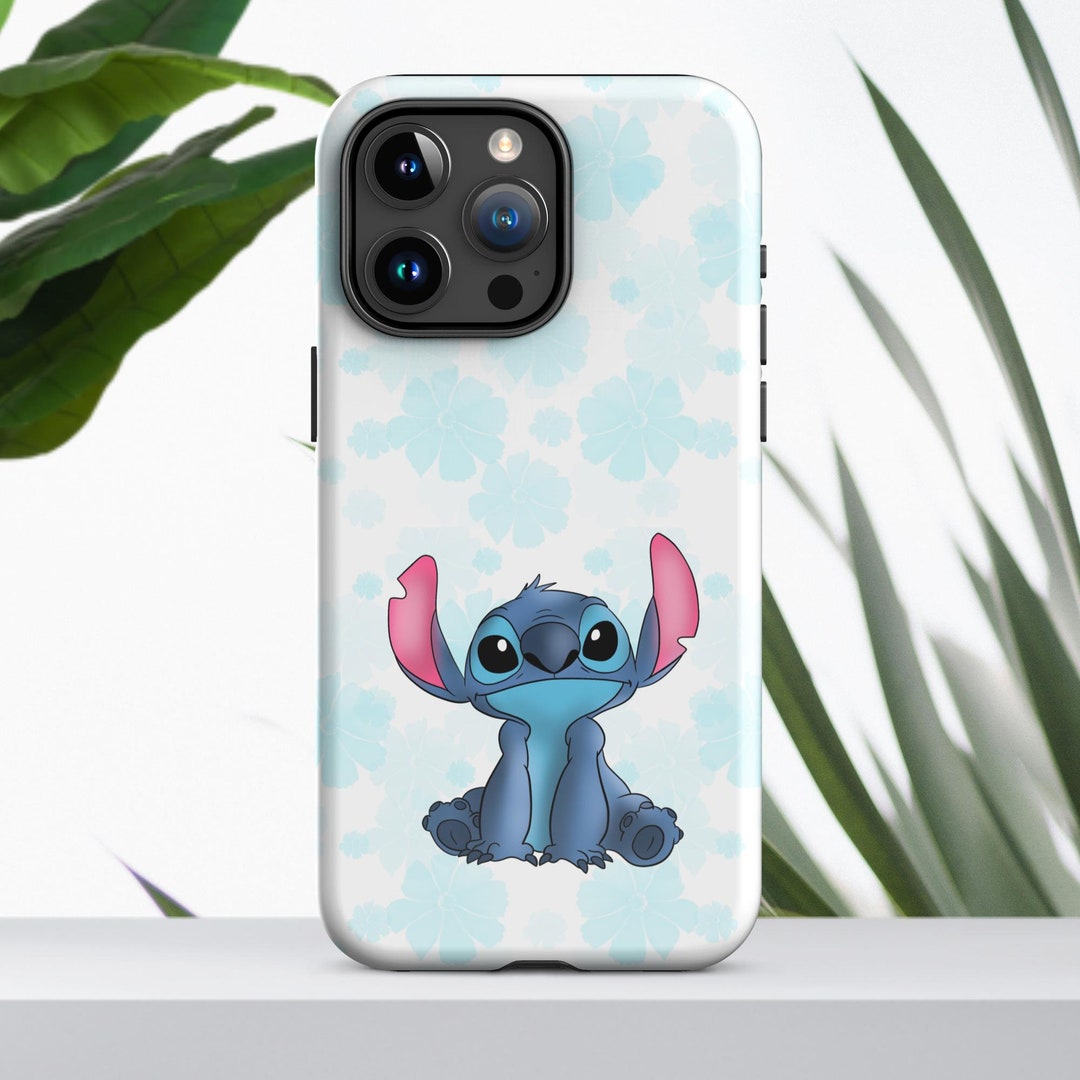 Stitch Phone Case Flower iPhone Cover Cute Stitch iPhone Case Lilo and ...