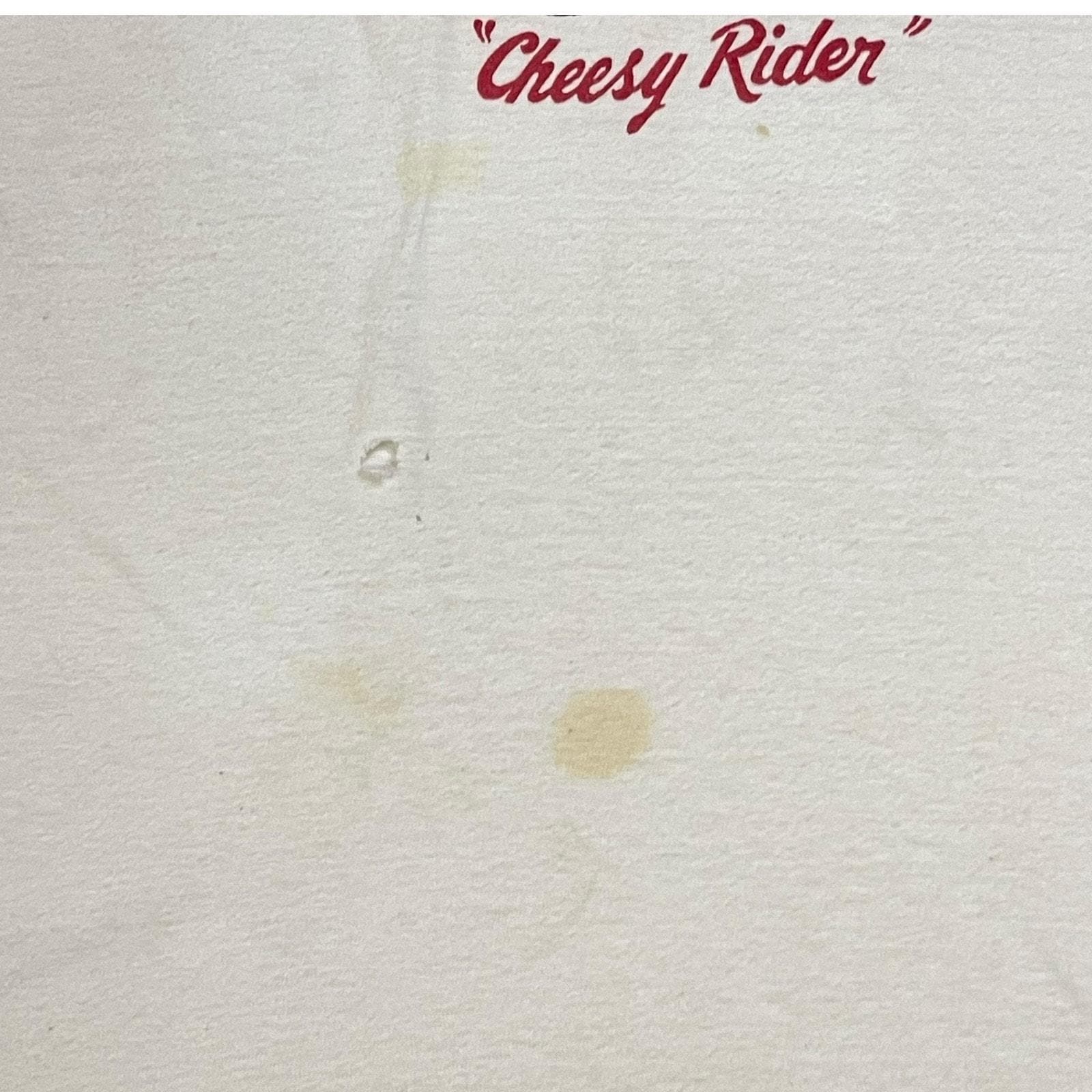 Vintage 80s Cheetos “cheesy Rider” Mouse Biker Tee – Hanes USA Single ...