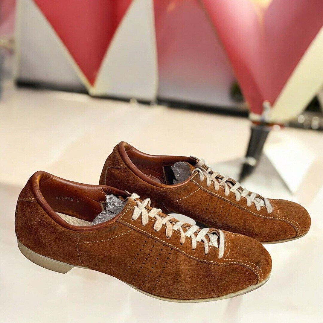 Stylish Vintage 60s 70s Beebe Mod Bowling Shoes Brown Suede Leather ...
