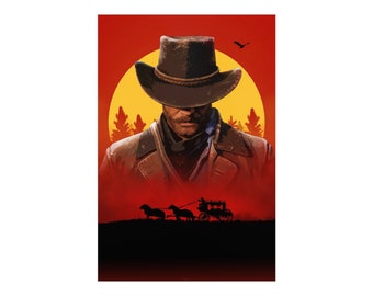 Custom Rdr2 Poster - Etsy Hong Kong