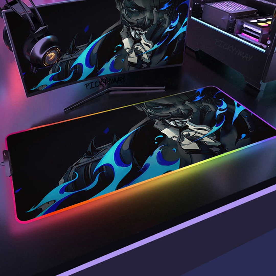 Valorant RGB Gaming Mouse Pad Valorant Led Gaming Desk Mat - Etsy