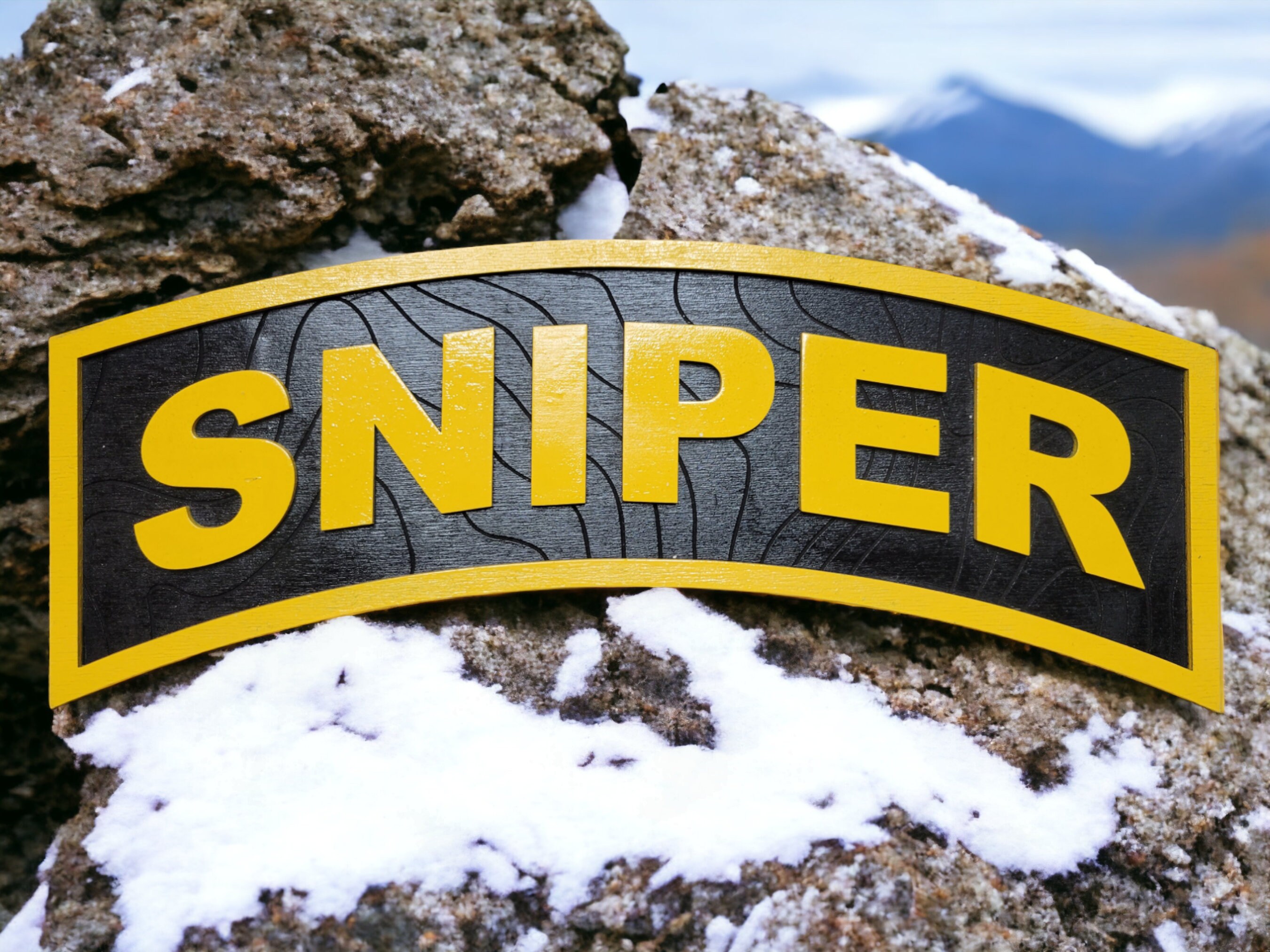 Sniper Qualification Tab - Wood Sign/plaque - Etsy