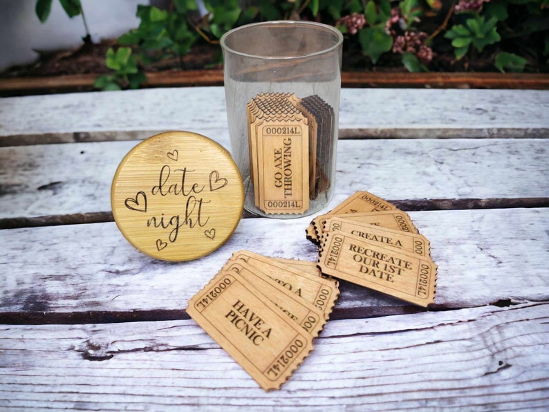 Date Night Ticket Jar - Etsy