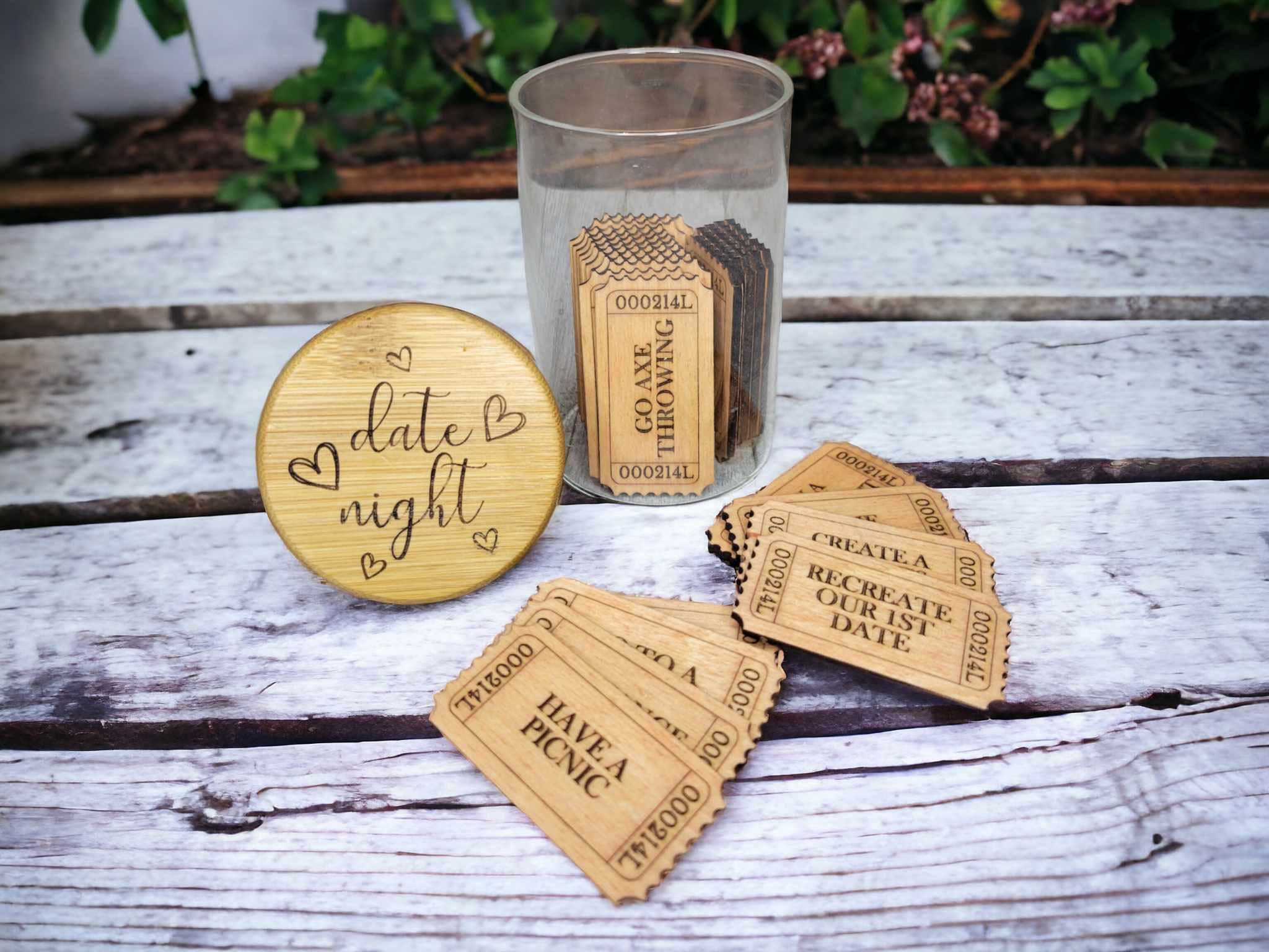 Date Night Ticket Jar - Etsy